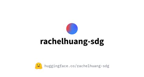 Rachelhuang Sdg Rachel Huang