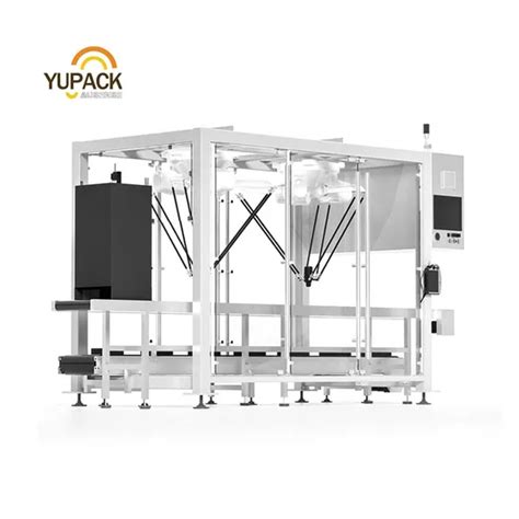Fully Automatic Delta Robot Pick And Place Case Packing System For