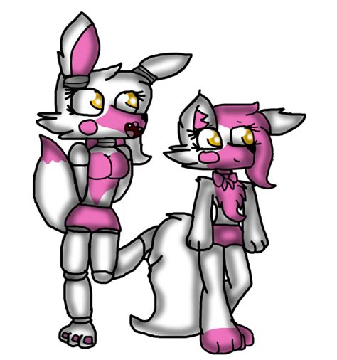 Animatronic And Fluffy Mangle By Fnafbonnieisawesome On Deviantart