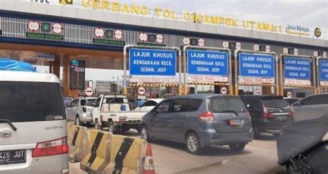 Arus Mudik Tahun Baru Mulai Sabtu Jam 7 Pagi Besok Tol Cikampek Sampai