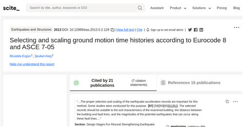Selecting And Scaling Ground Motion Time Histories According To
