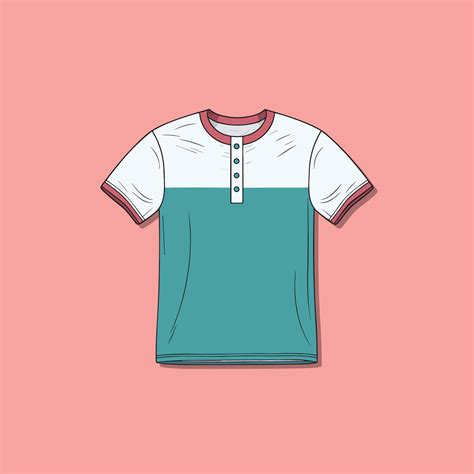Henley Shirt Vector Clip Art Illustration 28230139 Vector Art At Vecteezy