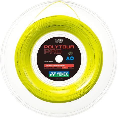 Yonex Poly Tour Pro Yellow M Tennis String Reel Tennis Warehouse Australia