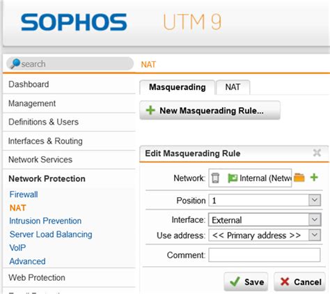 Sophos Utm9 Webfilter Off Network Protection Firewall Nat Qos
