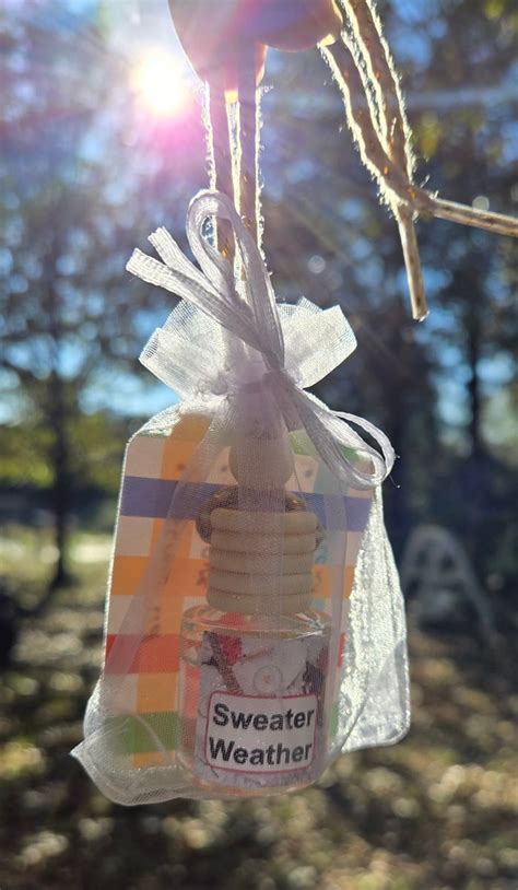 Car Oil Diffuser Sweater Weather Tilleys Tiny Tails Goat Milk Soaps