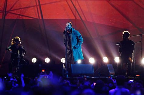 Liam Gallagher Tribute At 2018 Brit Awards