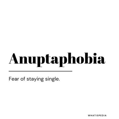 Anuptaphobia Parole Rare Parole