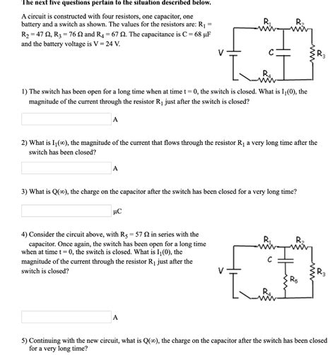 Solved The Next Five Questions Pertain To The Situation