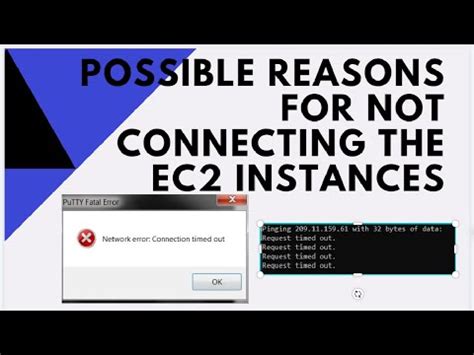 Network Error While Connecting The EC2 Instances YouTube