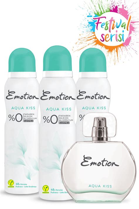Emotion Aqua Kiss Edt Parfüm 50ml Aqua Kiss Kadın Deodorant 3x150 ml Fiyatı Yorumları Trendyol