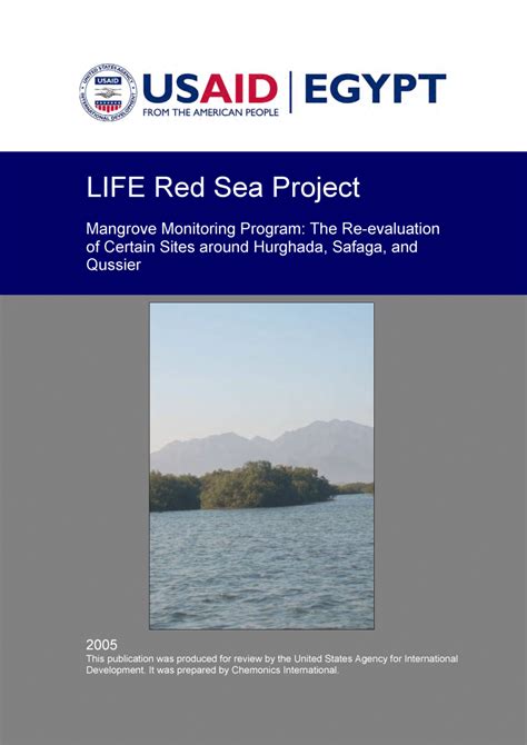 Pdf Usaid Life Red Sea Project Mangrove Monitoring Program The Re Evaluationof Certain Sites
