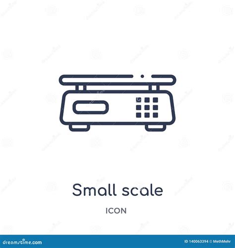 Linear Small Scale Icon From Measurement Outline Collection Thin Line Small Scale Icon Isolated