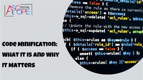 Code Minification What It Is And Why It Matters