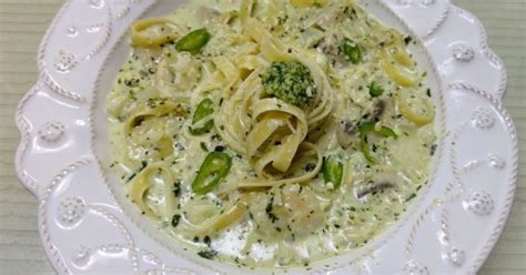 바질 페스토 크림 파스타 만들기