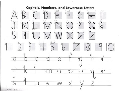 Handwriting Without Tears Printable Worksheets Learning How To Read