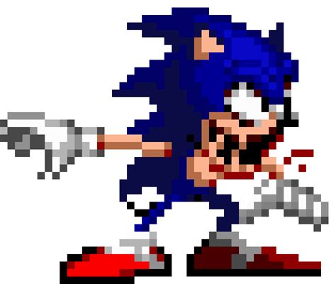 [sonic Exe But I Restored It ] Pixel Exe Right By Iqiwiwiwi On Deviantart