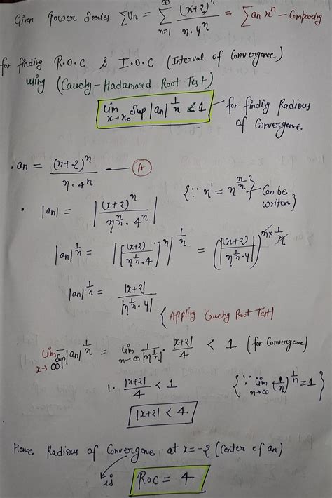 Solved Q8 Q8 Radius And Interval Of Convergence 25 Points Find The Radius Course Hero