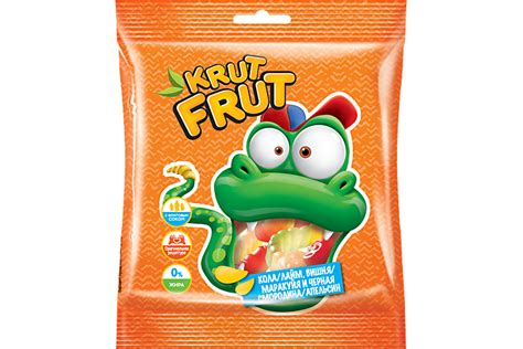Жевательный мармелад «Крут Фрут змейка 70 г купить по приятной цене с доставкой на дом в