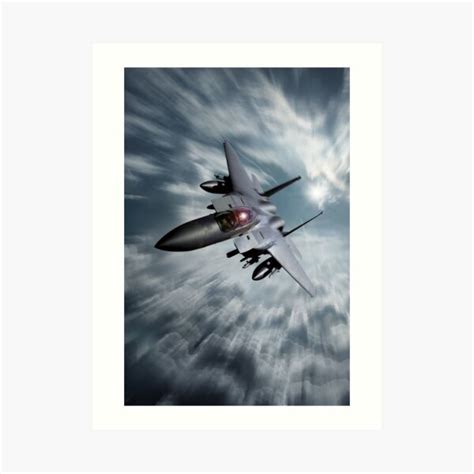 F 15 Eagle Art Print For Sale By Aviationart Redbubble