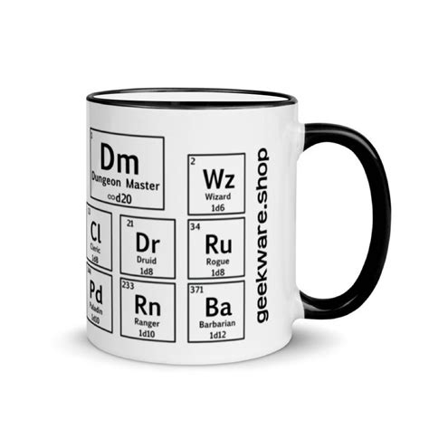Periodic Table Of Classes Mug Geekware