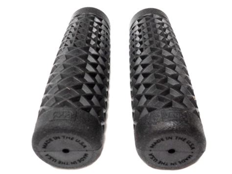 Motobecane Handlebar Grip Set W Logo Black Moped Division