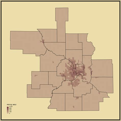 Population Density Statistical Atlas Of The United States
