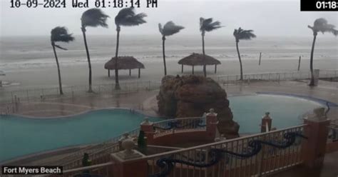 Watch As TV Journalists Struggle To Report On Hurricane Milton Amid 100