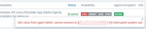 Zabbix Get Value From Agent Failed Quick Fix