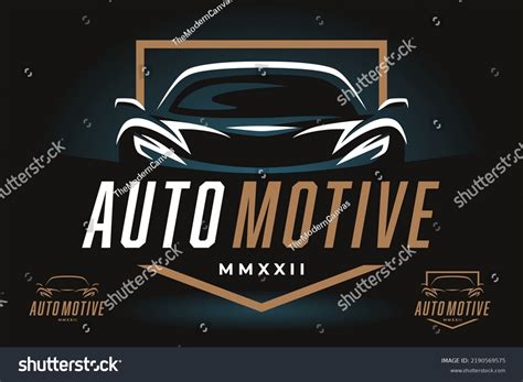 Auto Car Dealer Logo Emblem Sports Stock Vector Royalty Free