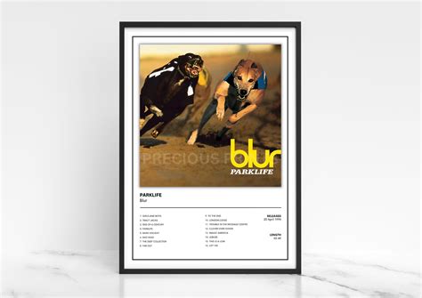 Blur Parklife Album Cover Poster Music Poster Music T Blur