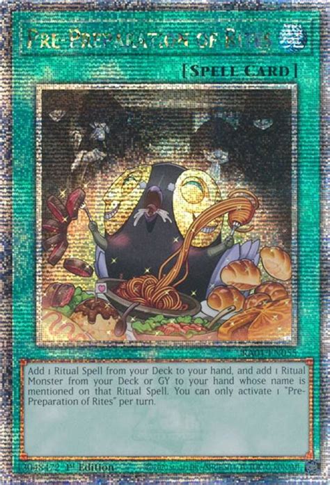 Pre Preparation Of Rites Quarter Century Secret Rare 25th