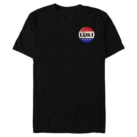 Marvel Loki President Loki Small Button Short Sleeve Blended T Shirt