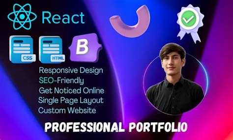 Create A Portfolio Website With Html Css React Spa By Abdurrahman2232