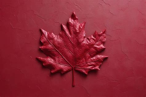Premium Ai Image A Closeup Of A Single Maple Leaf