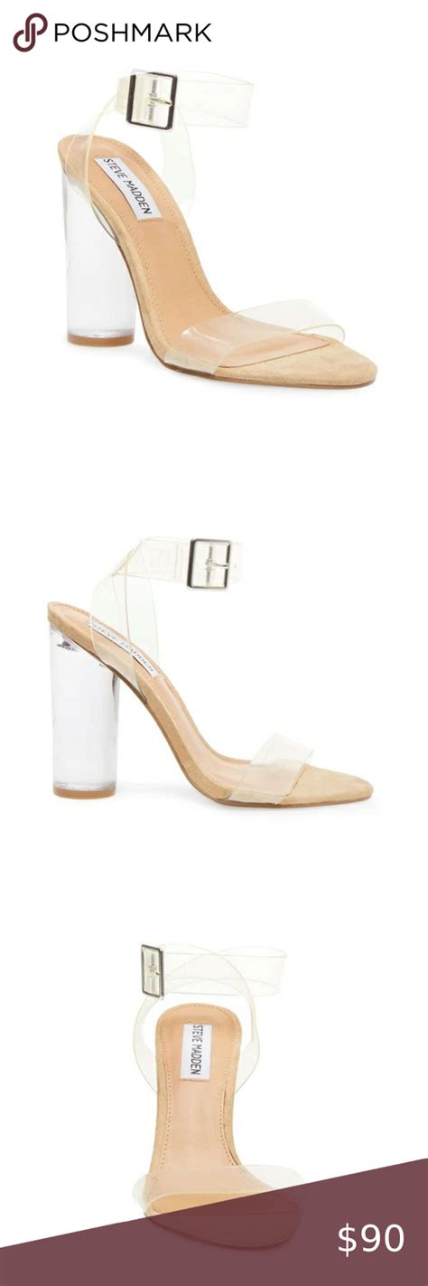 Steve Madden Clearer Clear Heels