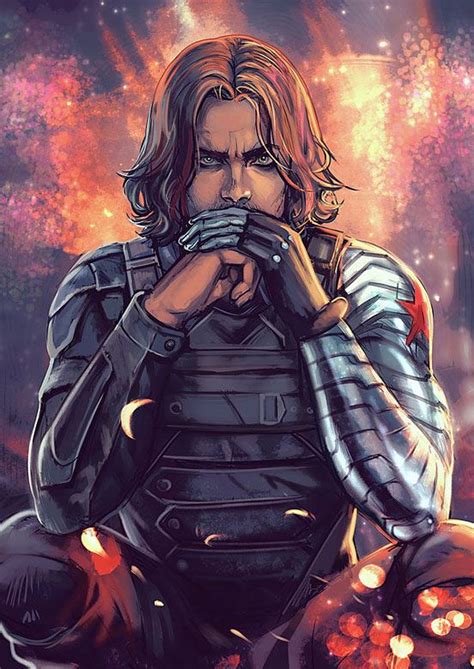 Winter Soldier Bucky Barnes Art