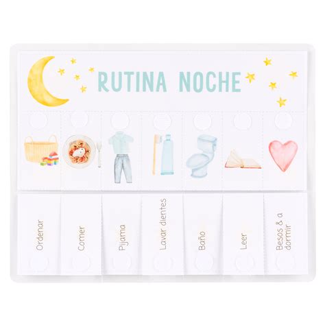 Tabla De Rutina Para Niños Mañana Y Noche Tienda Luup