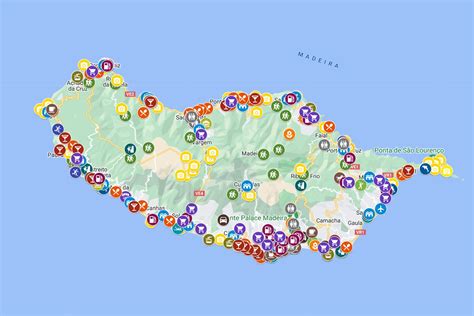 The Complete Guide To Madeira Island Tourist Map Of Madeira With Over
