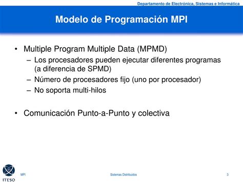 ppt mpi un estándar de paso de mensajes para clusters y workstations