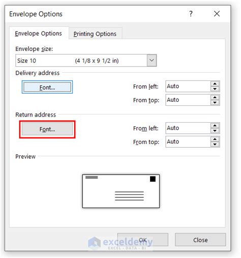 How To Mail Merge From Excel To Word Envelopes Methods