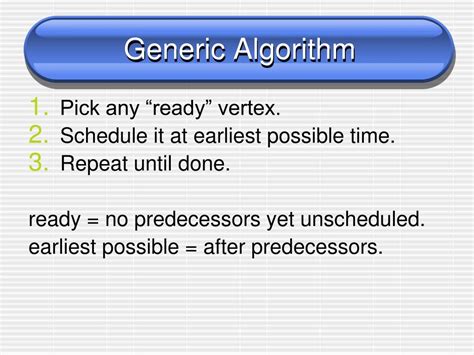 Ppt Precedence Constrained Scheduling Powerpoint Presentation Free