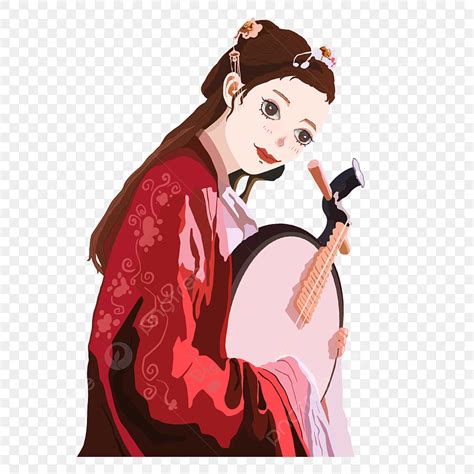 الجمال الكلاسيكية الكرتون الأحمر جمال كلاسيكي كرتون Png وملف Psd للتحميل مجانا