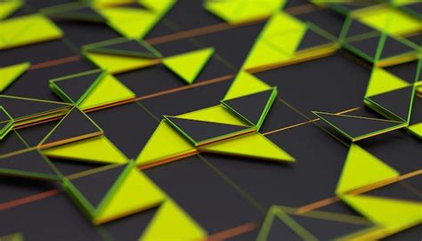 premium photo abstract 3d rendering of geometric surface