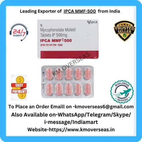 Ipca Mmf 500mg Tablets At Rs 430 Stripe Nagpur ID 2852000568462