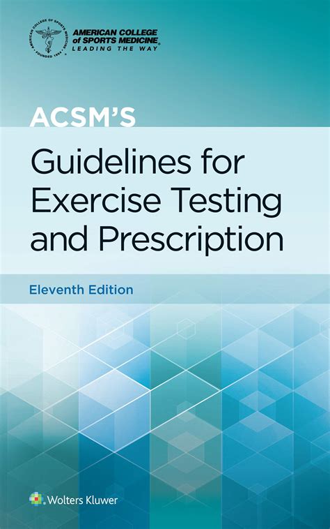 Acsms Guidelines For Exercise Testing And Prescription By Gary Liguori