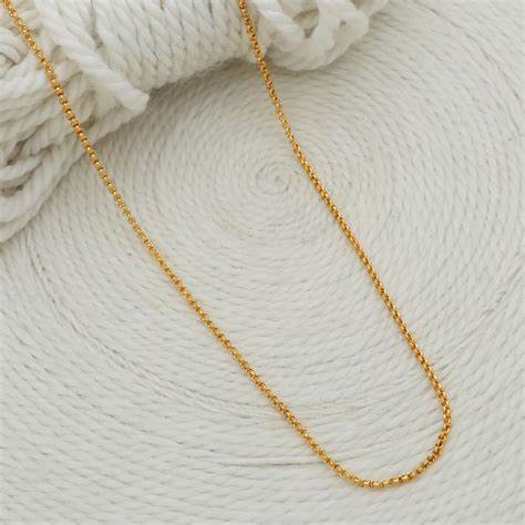 22k Yellow Gold Fancy Chain Unisex Necklace 27 Long 25mm Width Mens
