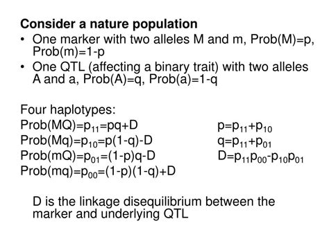 Ppt Linkage Disequilibrium Mapping Of Complex Binary Diseases Powerpoint Presentation Id5488292