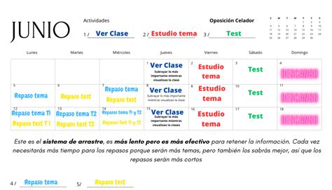 Plan Semanal Para Estudiar Oposiciones Traintop