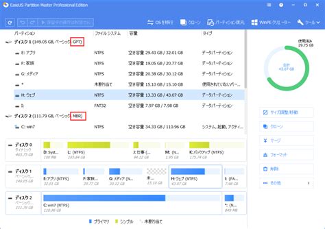 完全解説｜mbr と Gptの違い、それぞれの特徴、確認方法、相互変換方法など