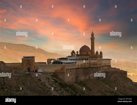 Sunrise At The Historical And Touristic Ishak Pasha Palace Or Ishak